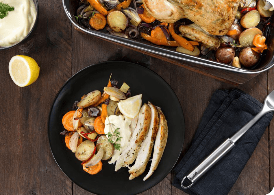 Gebraden kip met aioli