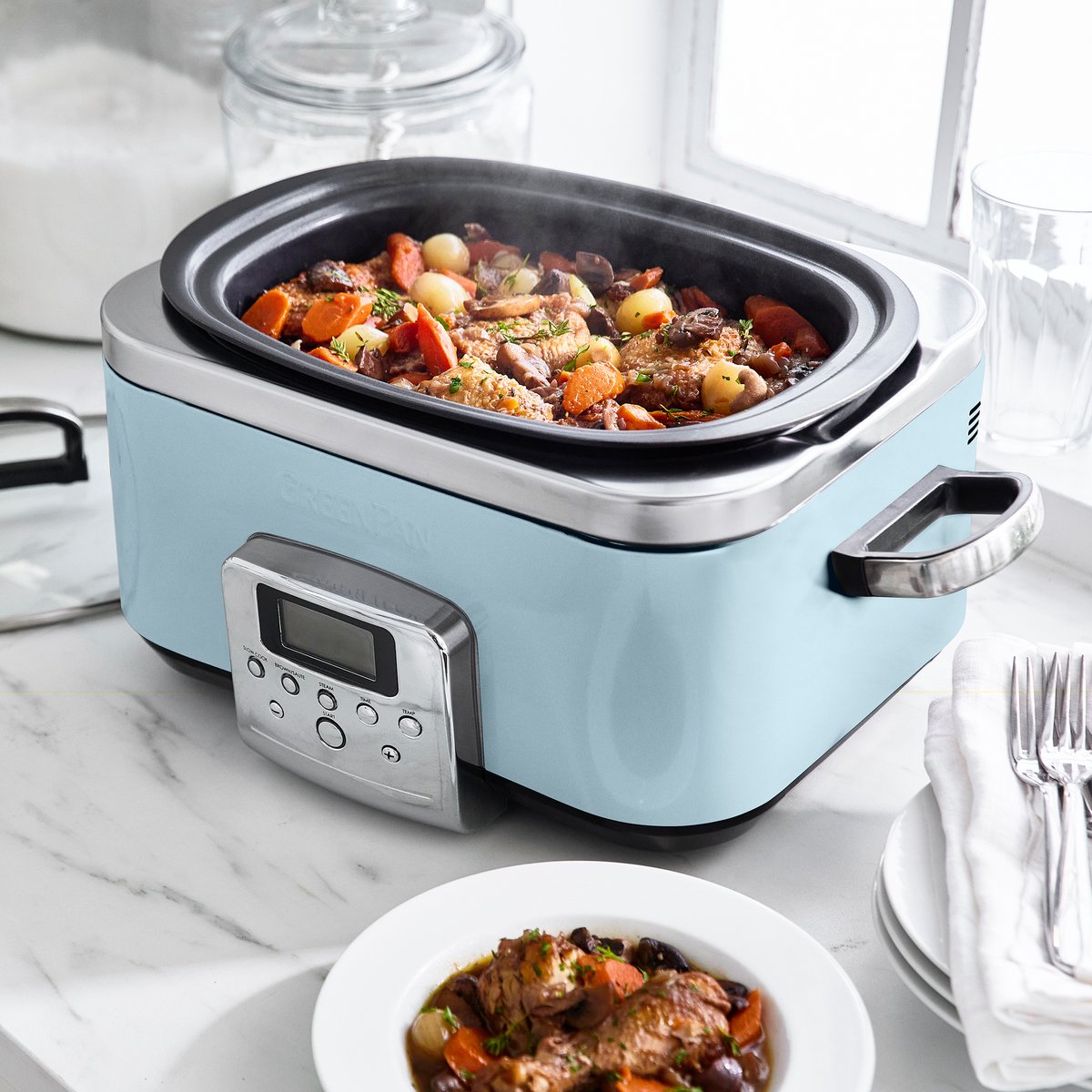 GreenPan Slow Cooker Bleu Haze
