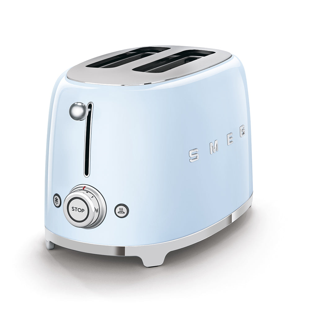 Smeg TSF01PBEU Broodrooster - 2 sleuven 2 sneden - pastelblauw