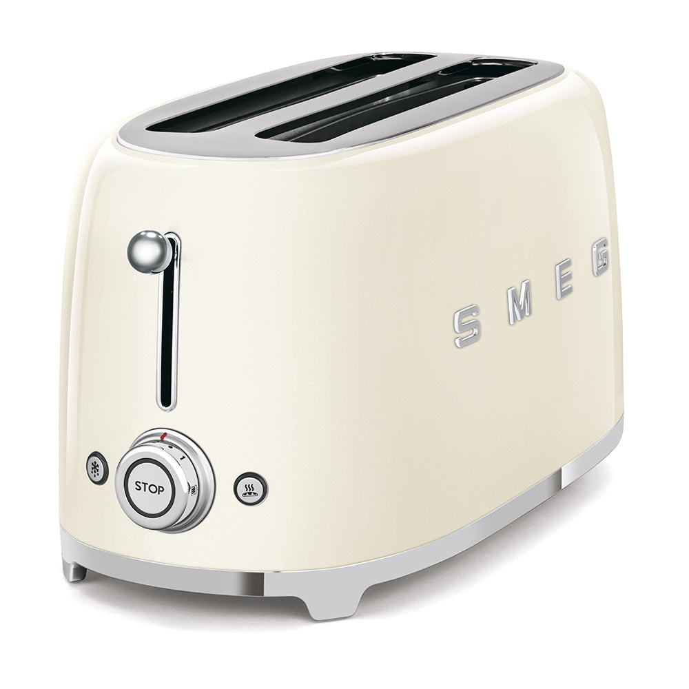 Smeg TSF02CREU Broodrooster - 2 sleuven 4 sneden - crème
