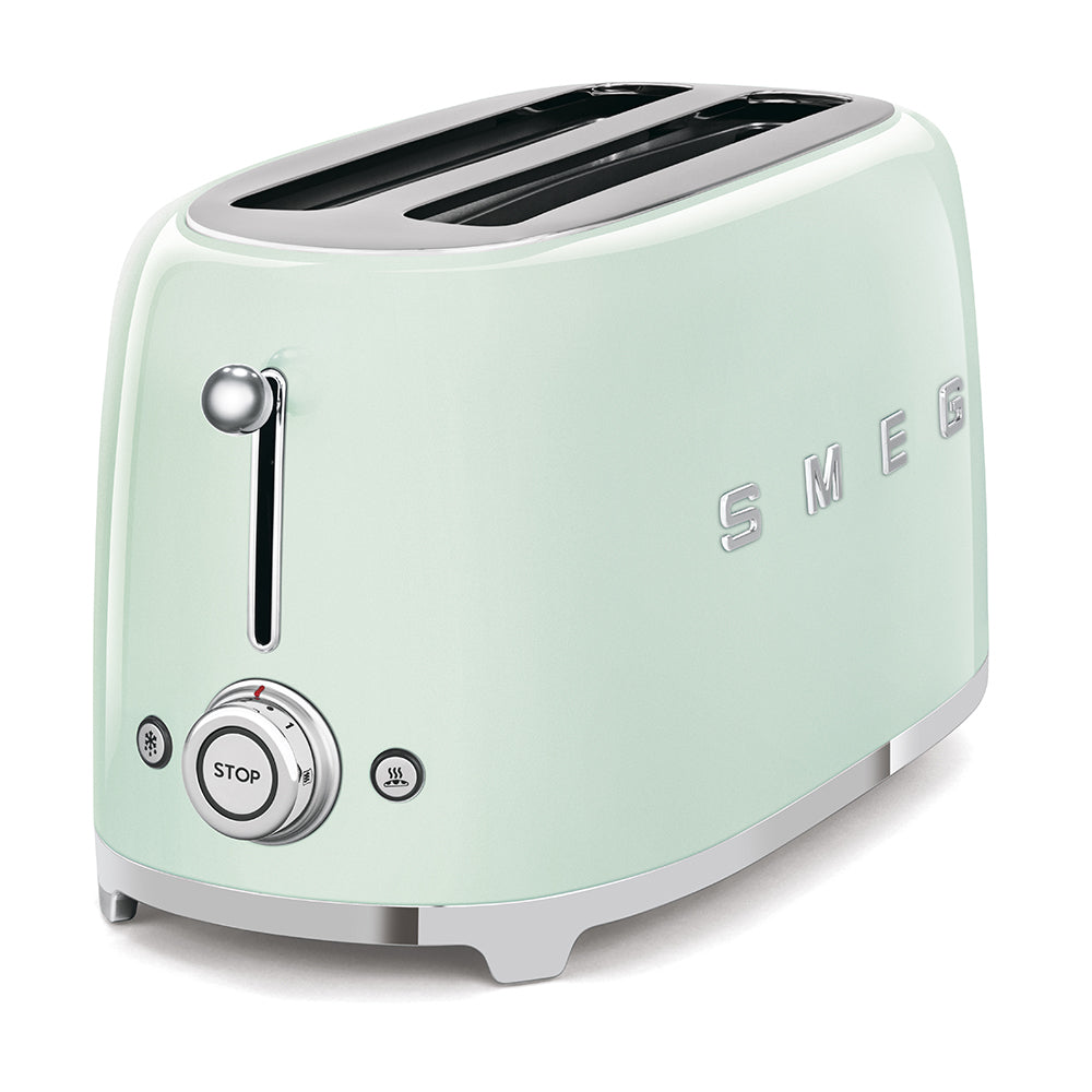 Smeg TSF02PGEU Broodrooster - 2 sleuven 4 sneden - pastelgroen