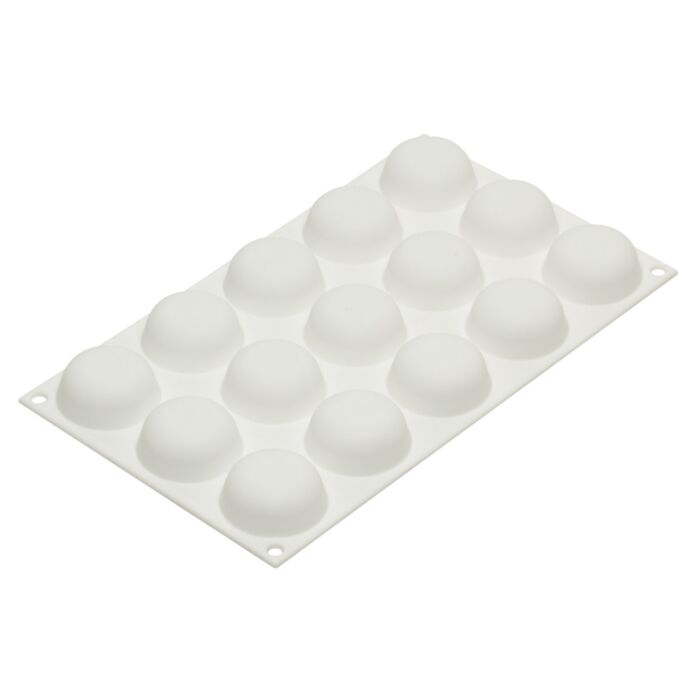 Silikomart Globe 26 Silicone Mould White