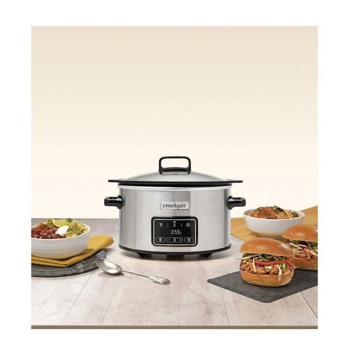 Crockpot Slow Cooker Sizzle & Stew 3.5L digital NIEUW